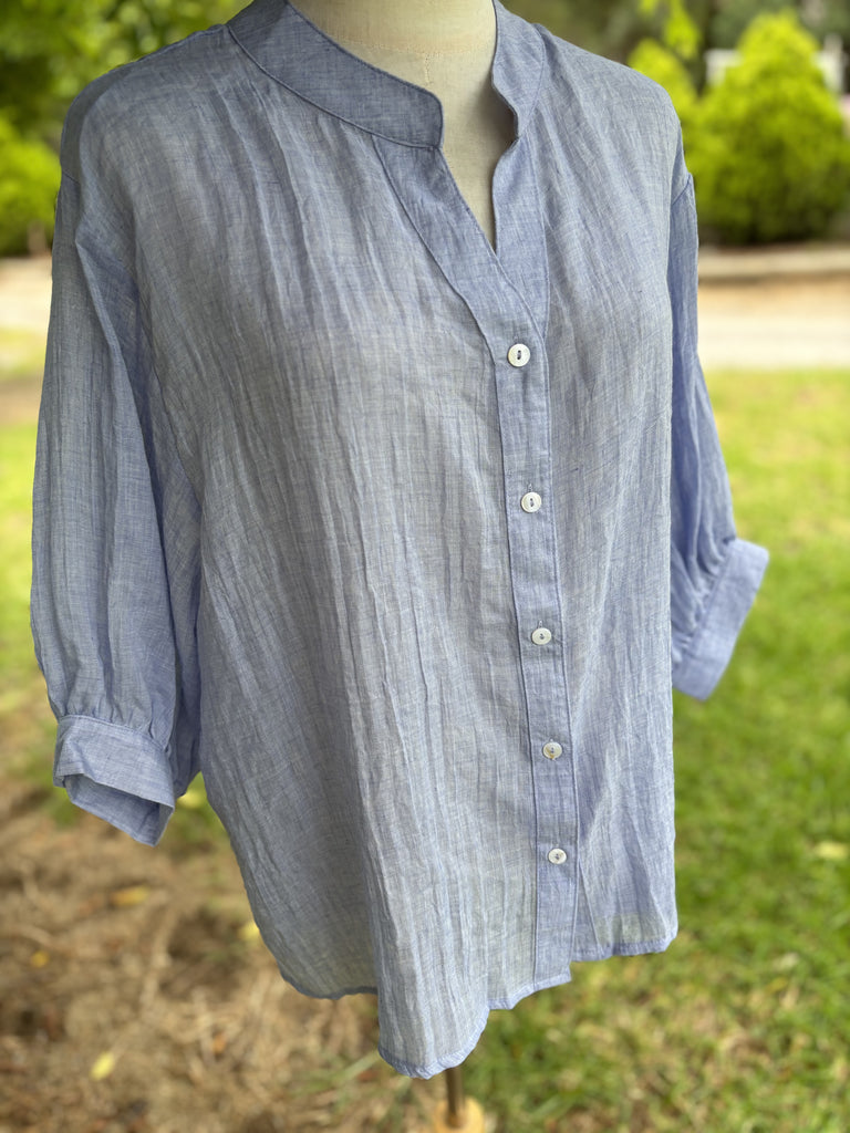 Miranda Top - Indigo – RUSTIC LACE