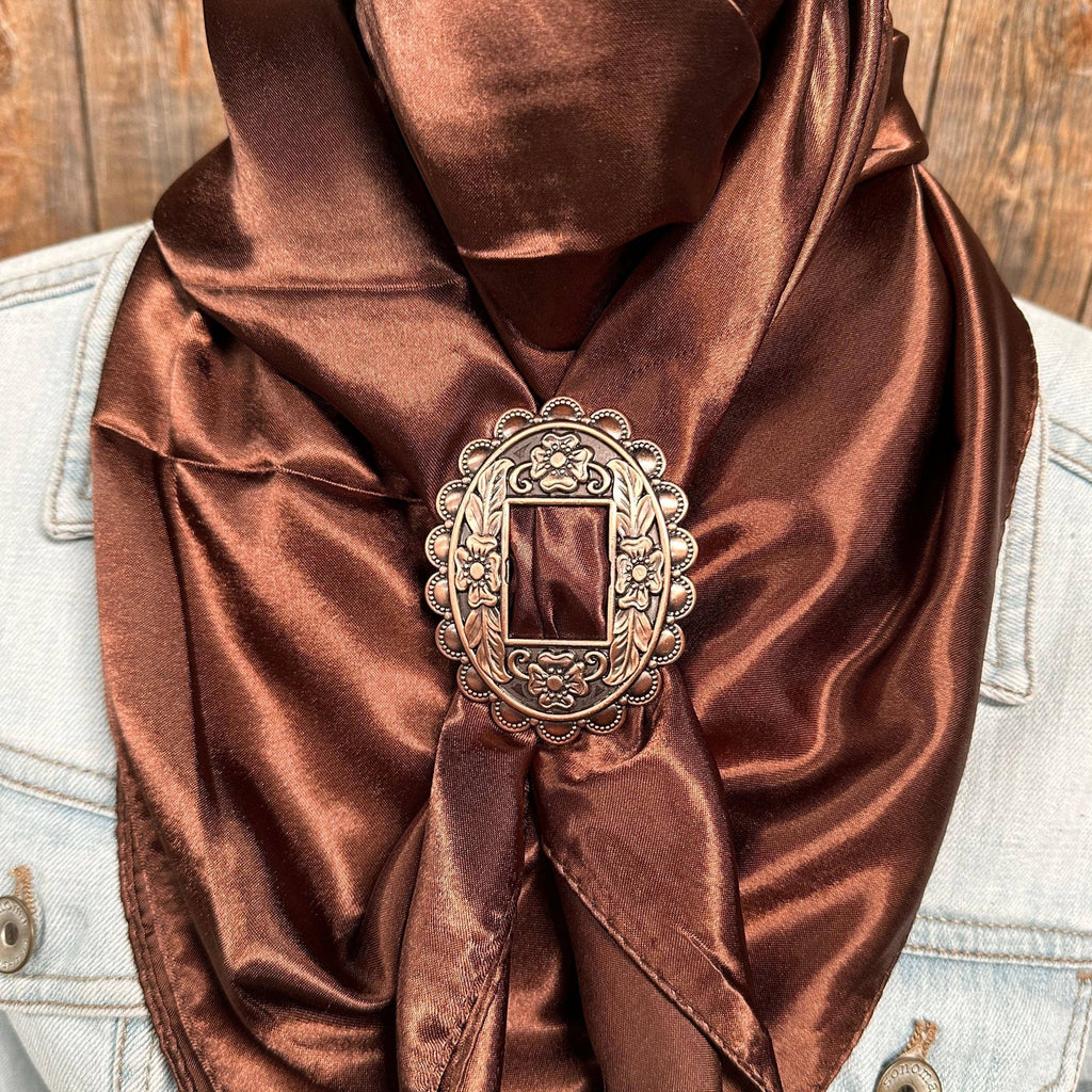 Scarf copper slide – RUSTIC LACE