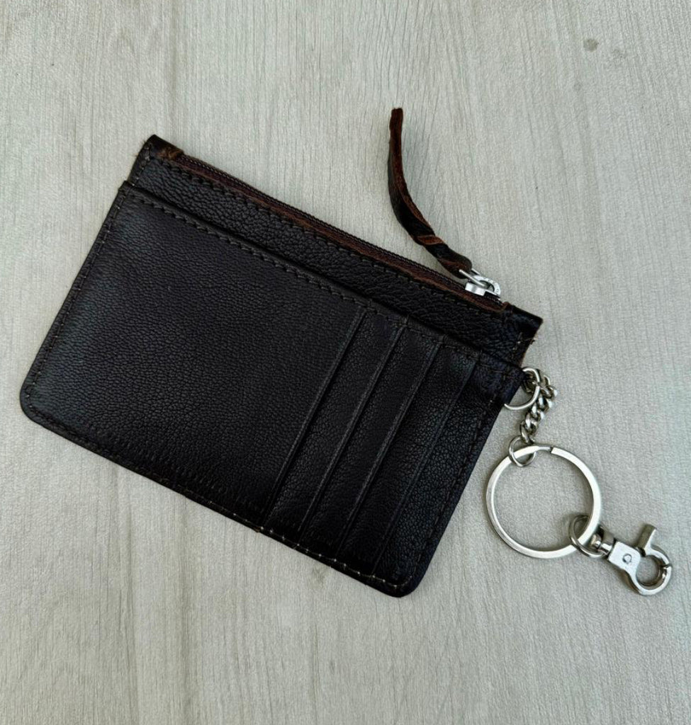 Tooling Leather and Cowhide Key/ Card Case – CA13 – RUSTIC LACE