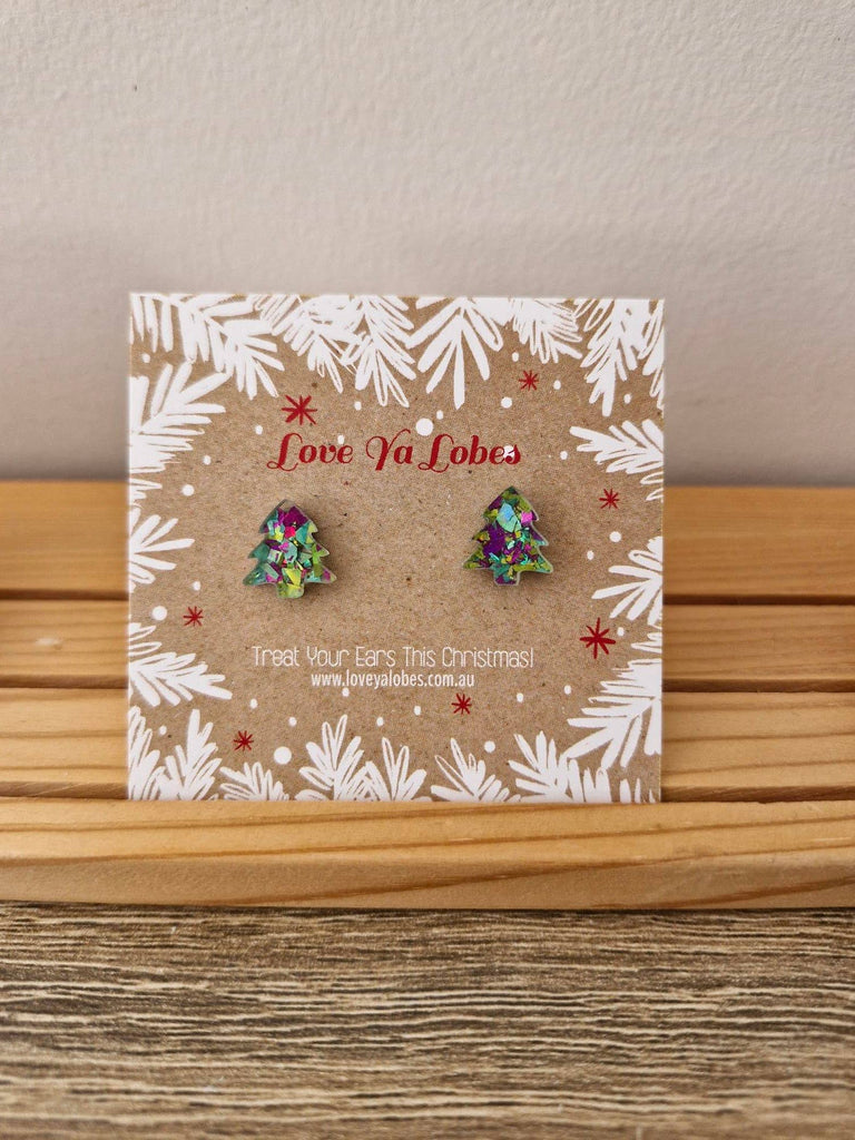 Acrylic Tree Studs – RUSTIC LACE