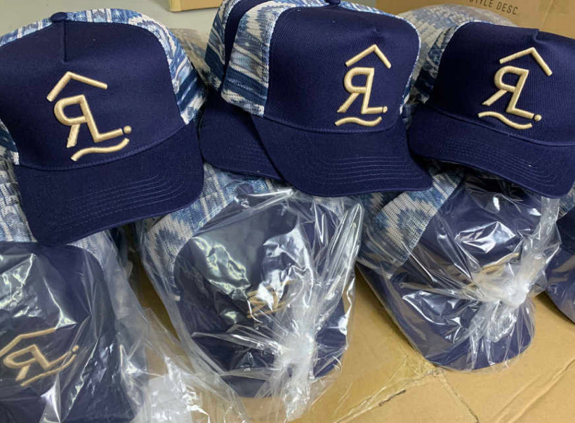 Rustic lace Aztec cap navy – RUSTIC LACE