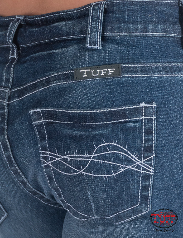 Cowgirl Tuff - White Mustang Classic Fit – RUSTIC LACE